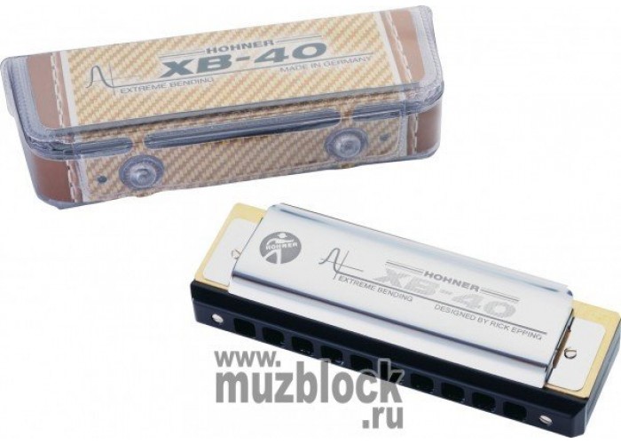 Купить губную гармошку HOHNER Extreme Bending XB 40 D low M110113 в ...